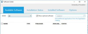 Installing Software Using Microsoft Software Center | IT Matters